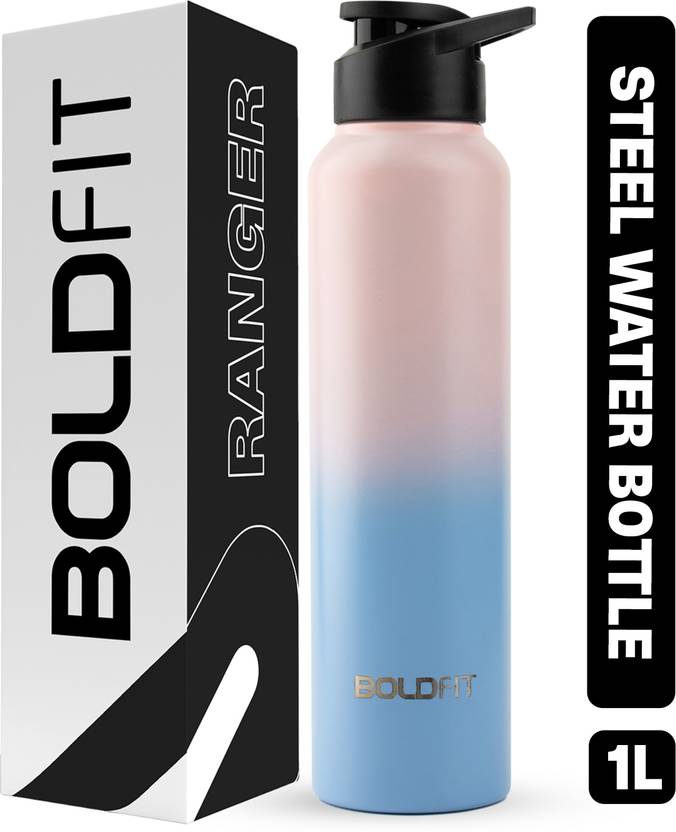 BOLDFIT Steel Water Bottle Sipper Bottles for Adults Steel Sipper Water ...