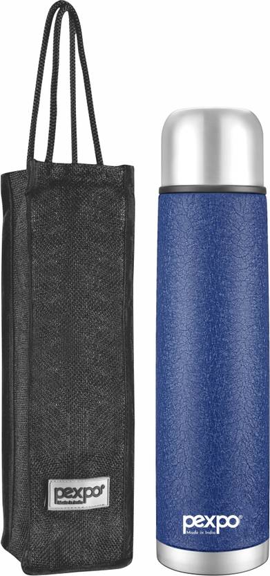 pexpo 750ml 24 Hrs Hot and Cold Flask with Jute-bag Vacuum Insulated ...
