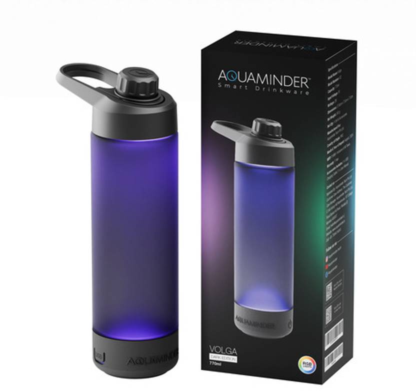 AQUAMINDER Smart Water Bottle Hydration Reminder Glow & Beep Feature ...