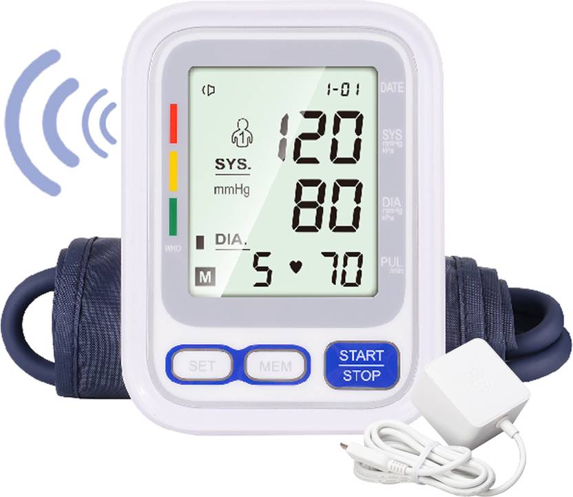 MCP RAK268 Talking BP Monitor for Home Large Screen With Micro USB ...