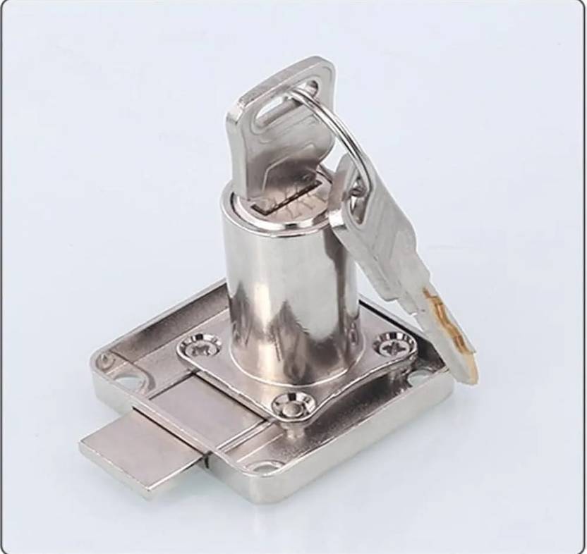 EBCO Cabinet Drawer Lock with Key, 15mm Long Latch, Stainless Steel ...