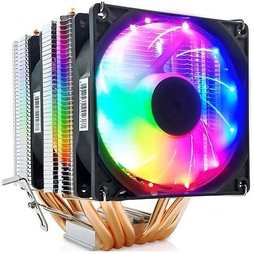 Auslese MX6 Premium RGB CPU Cooler Automatic Color changing with High ...