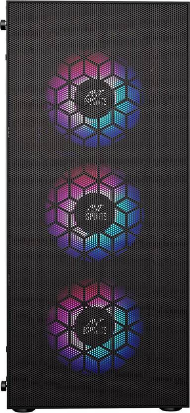 Ant Esports ICE-110 Pre-Installed 3 x 120mm Front, Fans 1 x 120 mm Rear ...