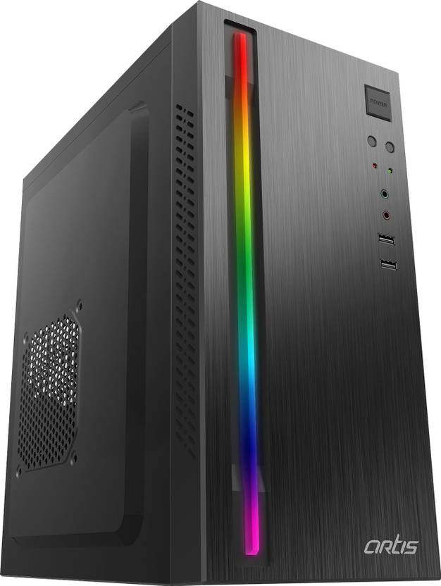 artis 2520 2.0C Micro ATX Cabinet with USB 2.0 Ports Compatible with ...
