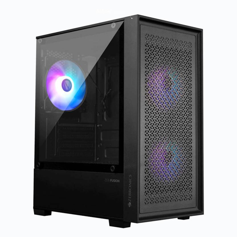 ZEBRONICS ZEB-FUSION Mini Tower Cabinet with USB 2.0 and USB 3.0 Ports ...