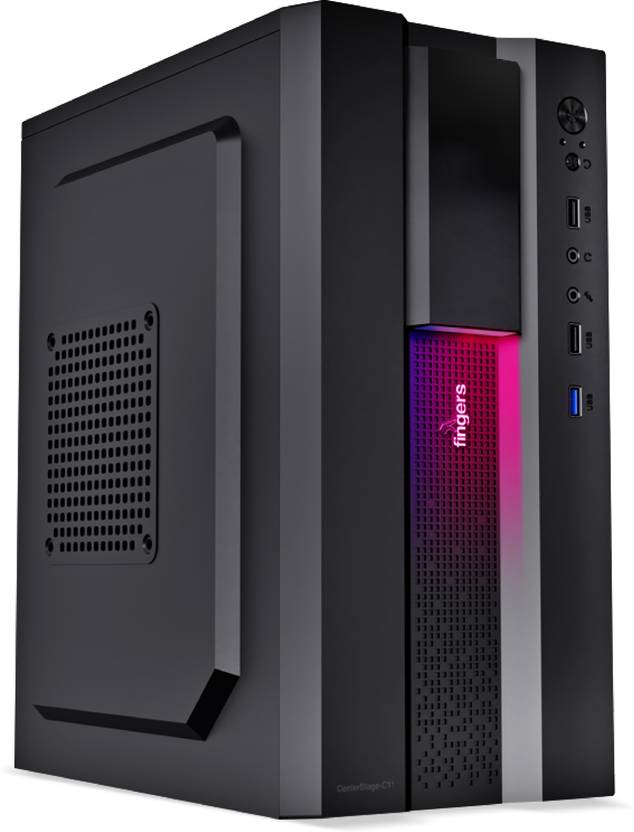 FINGERS CenterStage-C11 Micro ATX Cabinet with USB 2.0 and USB 3.0 ...