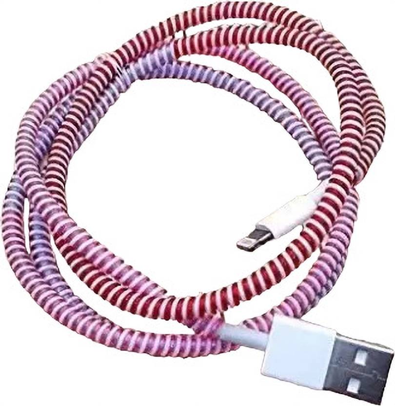 FreshDcart Spiral Cable Wrap Protector Earphone Cable Saver Winder for ...