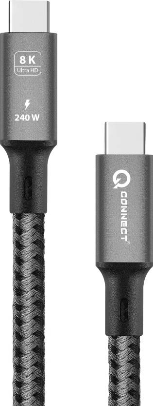 Q-Connect USB C TO C Charging Cable-240W-1M Gaming Adapter - Q-Connect ...