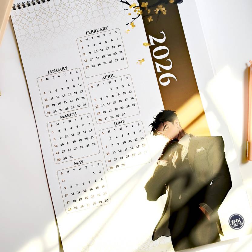 InkChalk Men In Suit (FULL) 2026 Wall Calendar Price in India - Buy ...