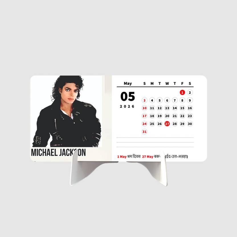 SKINADDA International POP Singers Premium Printed Desk Calendar With ...