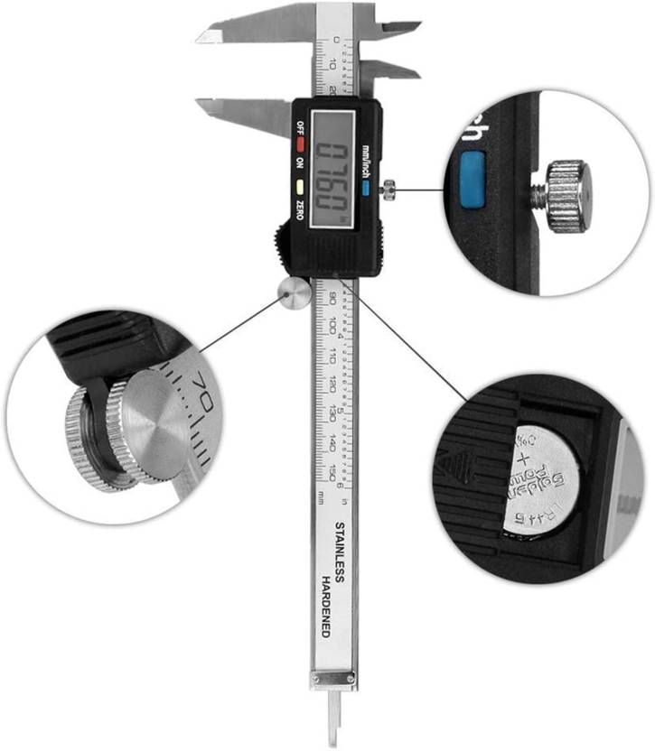 MC Zone vernier caliper with digital thickness gauge machine vernier ...