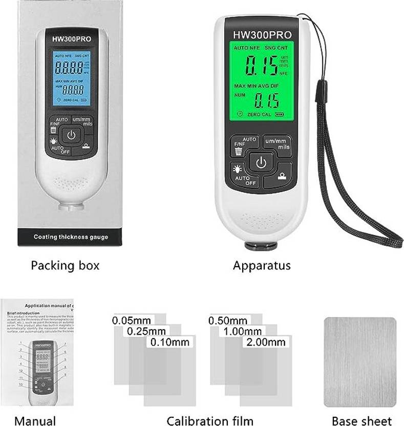 BALRAMA DFT Digital Film Thickness Gauge Automotive Tester Fe and NFe ...