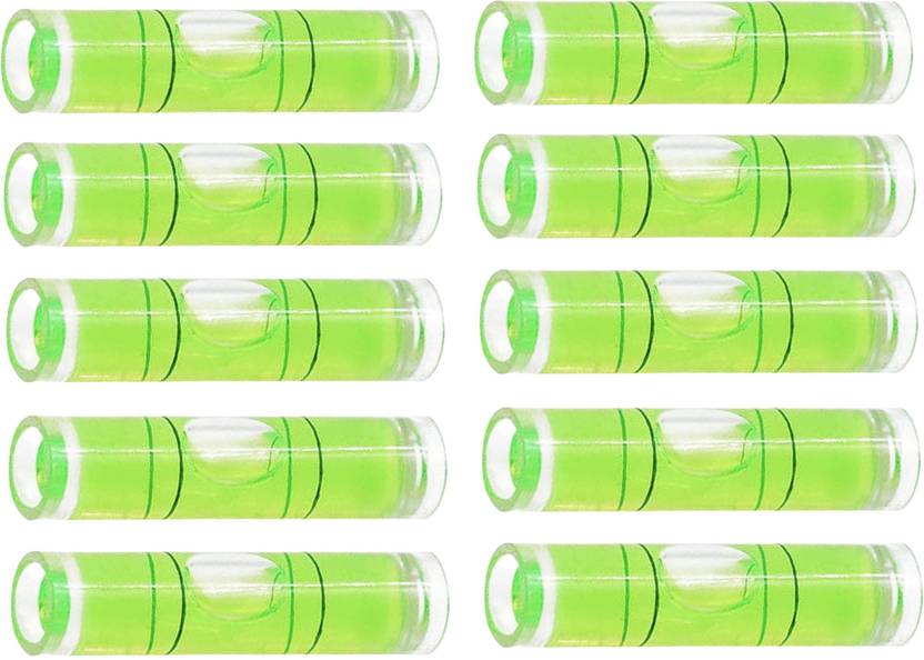 UNIXAA Cylindrical Plastic Bubble Spirit Level Vials for Level of Frame ...