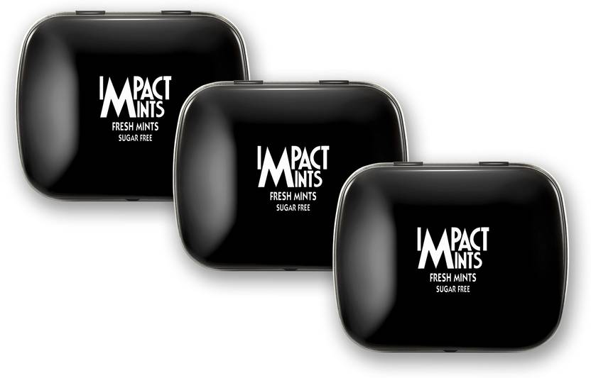 Impact Mints Sugar Free Mints Fresh Mints : Pack of 3 Fresh Mint Mint ...