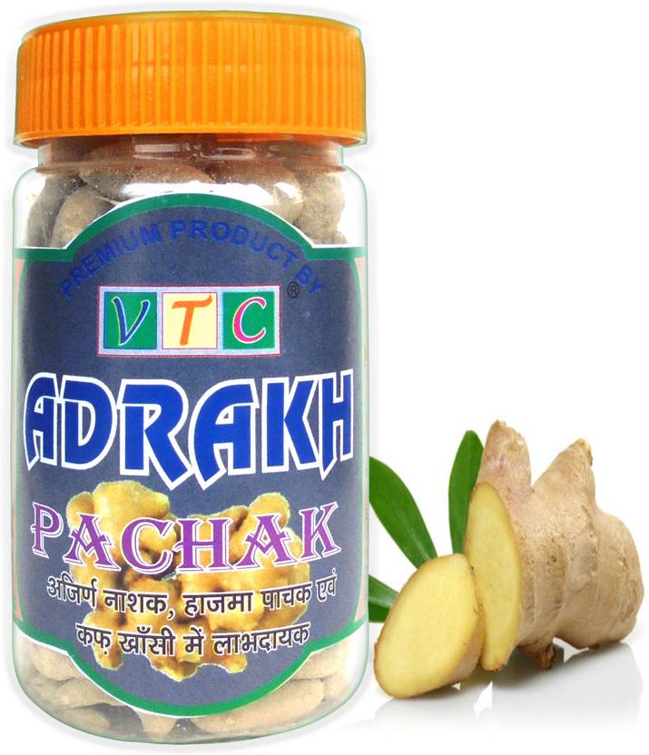 VTC Digestive Adrak Ginger Pachak Mukhwas Ayurvedic Adrak Churan Ginger ...