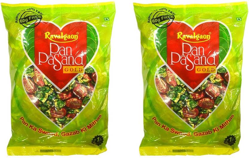 Ravalgaon Pan Pasand Gold Candy, 560 Grams (Pack of 2) PAN Candy Price ...