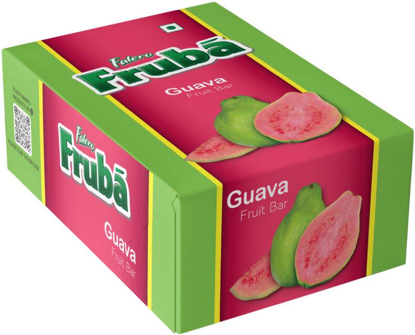 Falero Fruba | Guava Fruit Bar 360g | 33% Fruit Pulp| 24 Bars in one ...