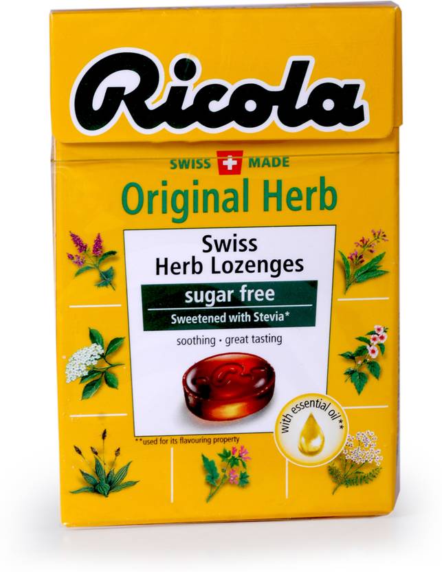 Ricola original herb sugar free drops - 45g original herb Candy Price in India - Buy Ricola ...