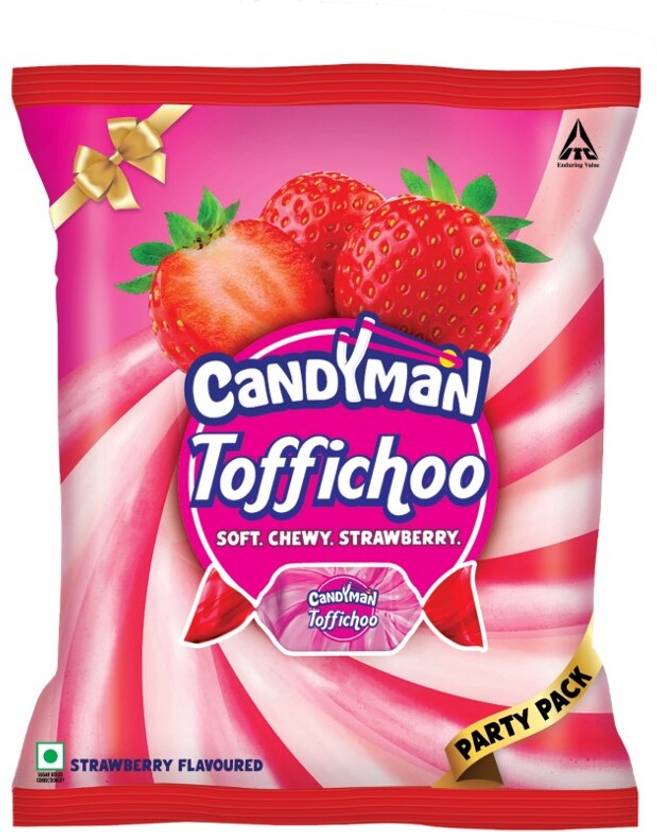Candyman Soft Strawberry Toffee Price in India - Buy Candyman Soft ...