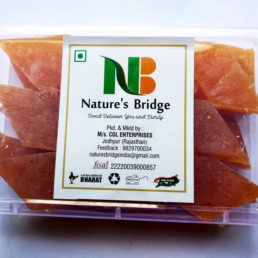 Nature's Bridge Aam Papad/ Mango Katli/ Dry Mango Slice/ Khatta-Meetha ...