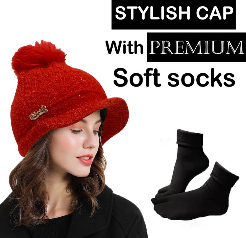 TRUE INDIAN Solid Skull Cap Cap - Buy TRUE INDIAN Solid Skull Cap Cap ...