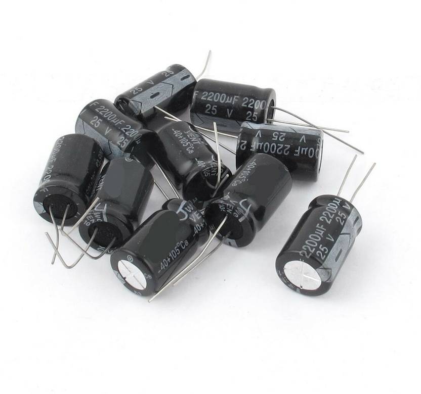 SunRobotics 2200uF 25V Electrolytic Capacitor 15 Pcs Commonly Used In ...