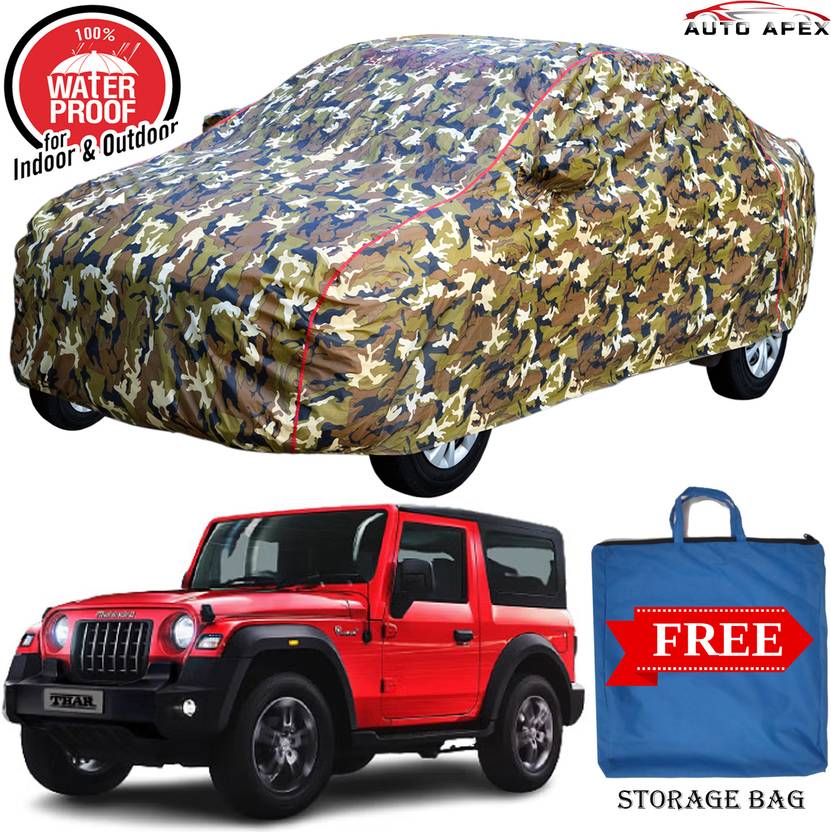 Autoapex Car Cover For Mahindra Thar, Thar DI 4X4, Thar DI 4X2, Thar ...