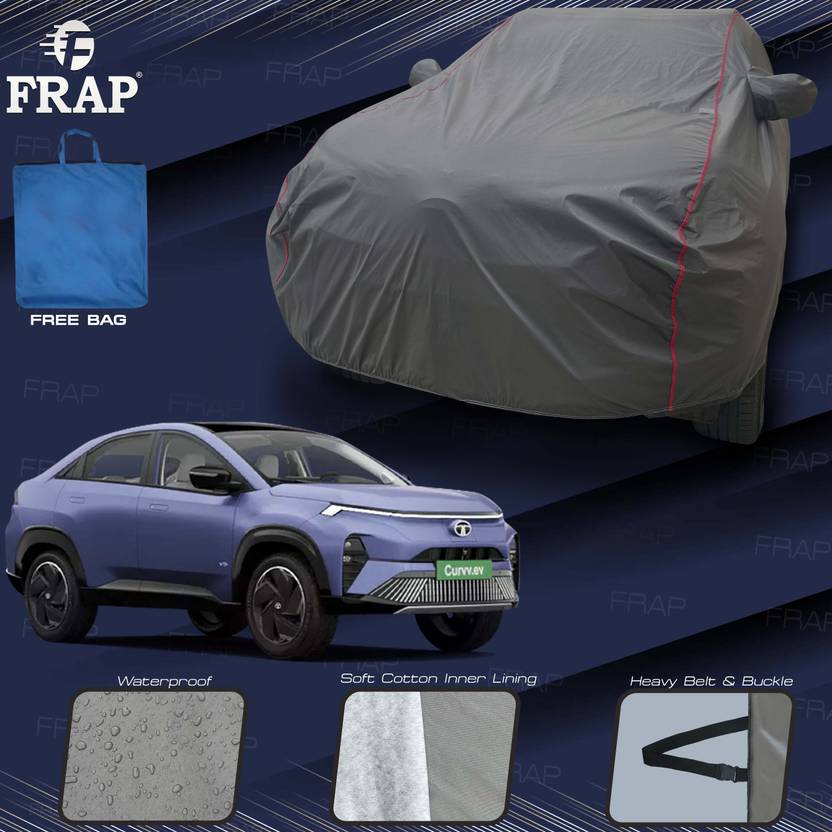 Frap Car Cover For Tata Curvv (With Mirror Pockets) Price in India - Buy Frap Car Cover For Tata ...