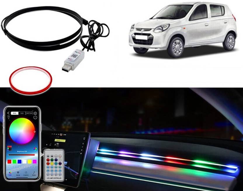 Selifaur Car USB 110cm k4 app control Ambient Light Dashboard Symphony ...