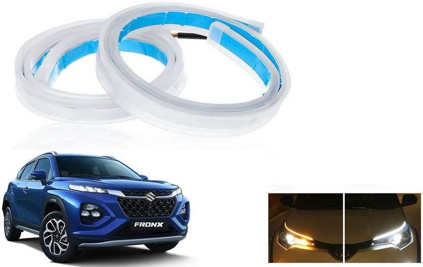 SHOP4U Waterproof 60 CM Flexible Ultra-Fine Daytime DRL Running Fronx ...