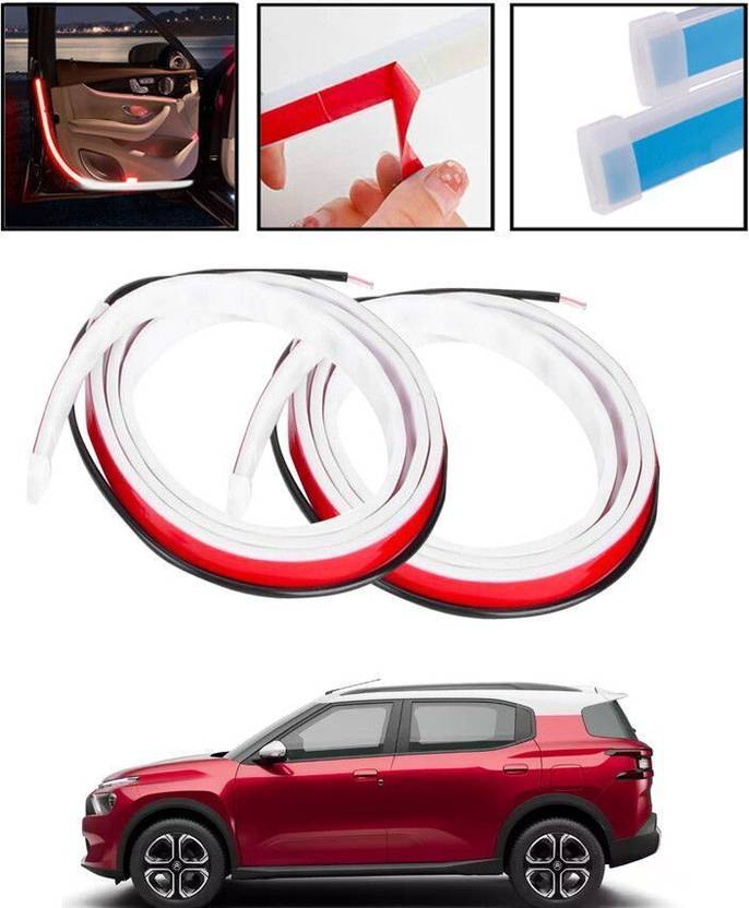 Ddashhiify Universal 2026 waterprof Red/White Car Door Strip Light-164 ...