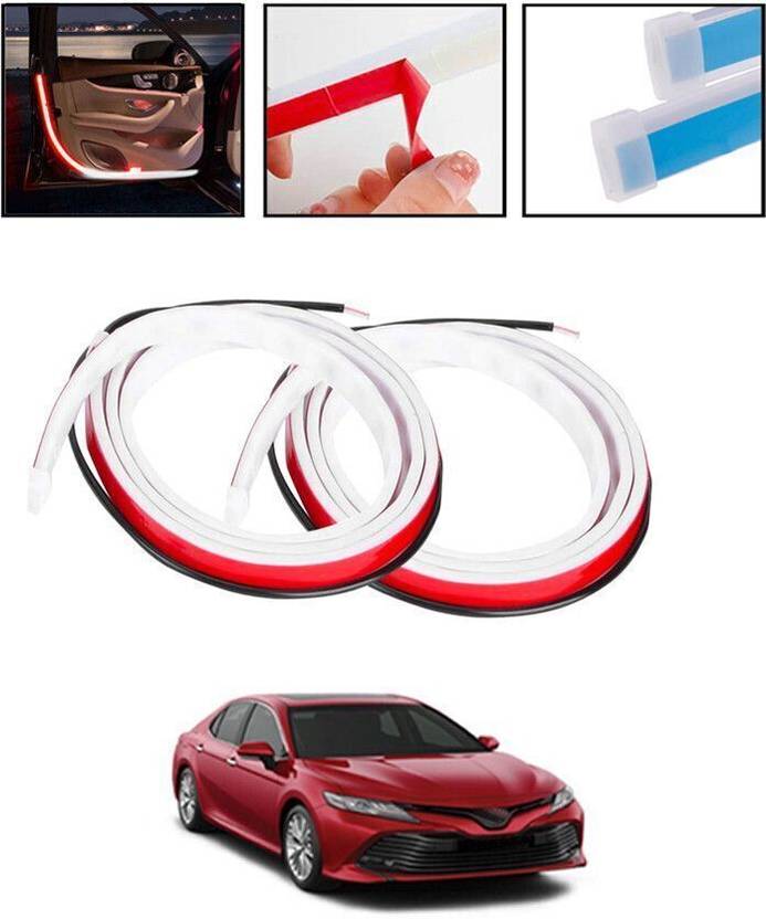 Ddashhiify Universal 2026 waterprof Red/White Car Door Strip Light-360 ...