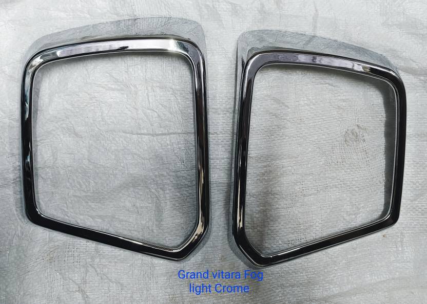 Emmet Grand Vitara 2022-25 Fog light Crome cover set of 2pc Chrome ...