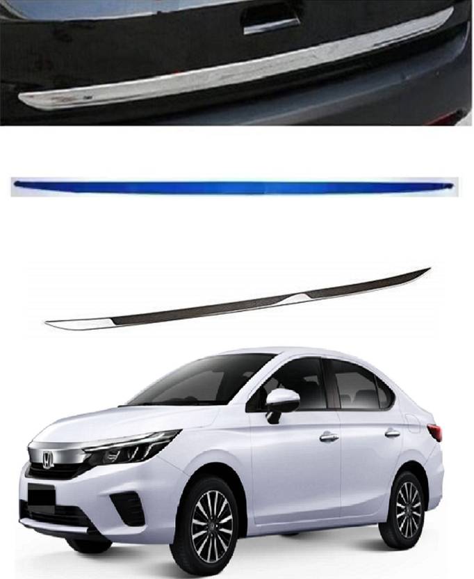 Trigcars Honda City Car Dicky Boot Chrome Plated Chrome Honda City Rear ...