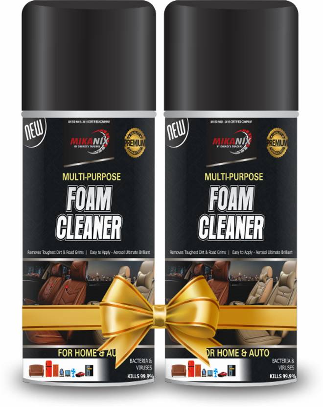 Moto Genius Multipurpose Foaming Car Interior And Exterior Cleaner Foam Spray Combo for Car Seat ...