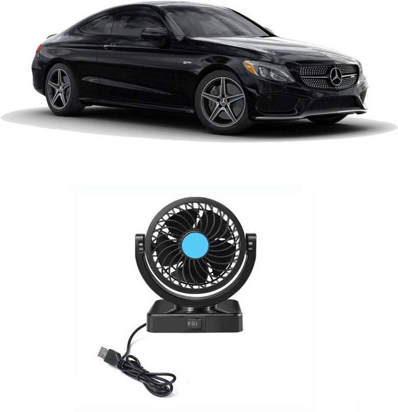 AUTOGARH Portable Single Head Car Fan 5V USB 360 Degree Adjustable A ...