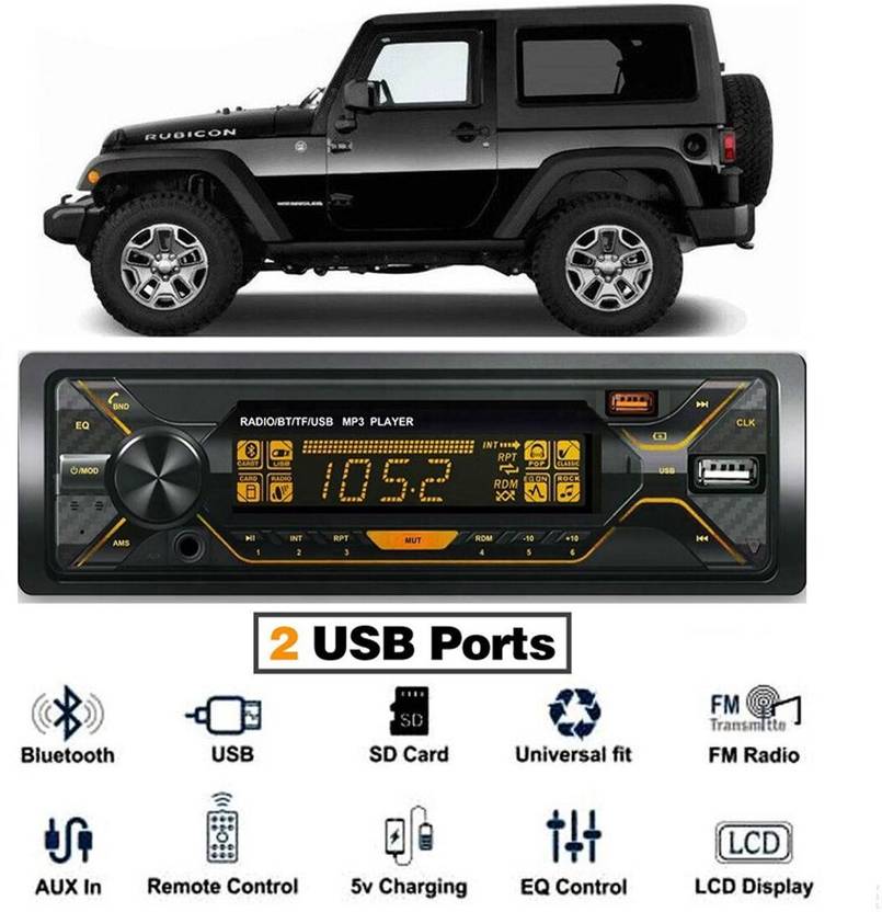 Gadzooks DUAL USB Pro+ Bluetooth Wireless Music System/USB/Remote/Phone ...