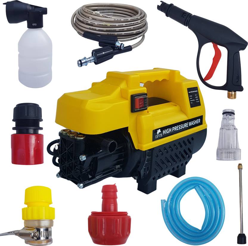 NIRVA High Car Pressure Washer With 2000W, 135 Bar, 10M Hose steam ...