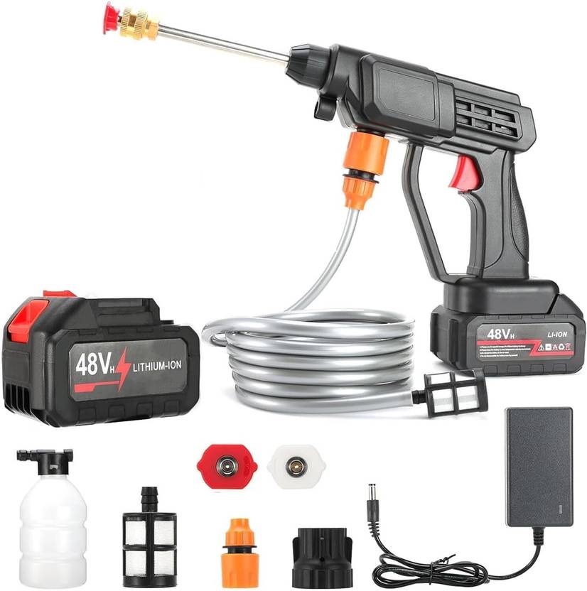 KIZJORYA Wireless Car Pressure Washer, Ultra fast High Pressure Gun ...