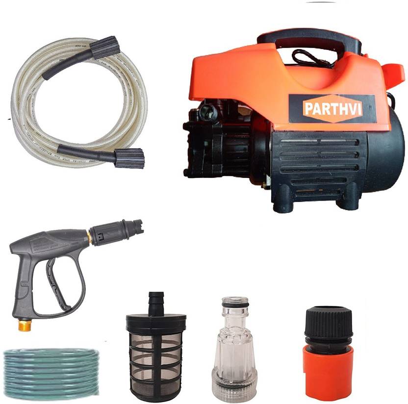 PARTHVI 1500 WATT, 110 BAR HIGH PRESSURE CAR WASHER PUMP FOR HOME USE Pressure Washer Price in ...