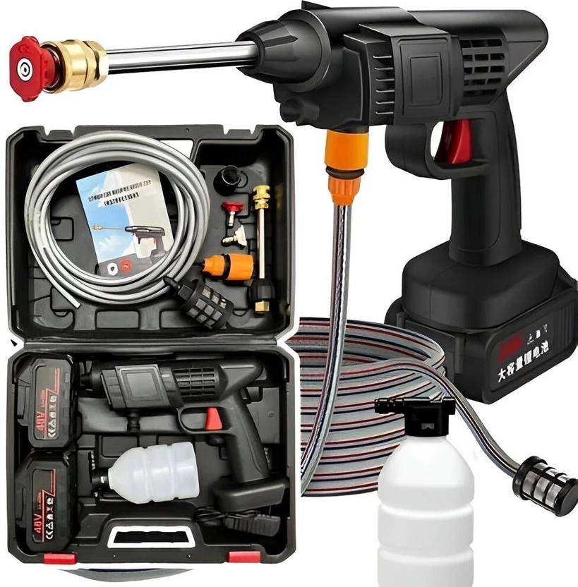 TCOZA Vaani Cordless Pressure Washer Gun, Dual Battery 48V 12000mAhCar ...