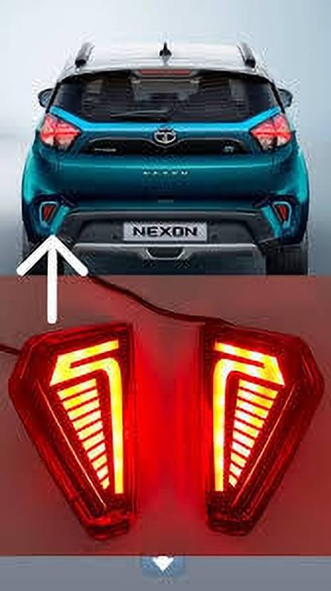 Autofasters Car Reflector LED Brake Light with Scan & Turn For Rear ... Autofasters Car Reflector LED Brake Light with Scan & Turn For Rear ...