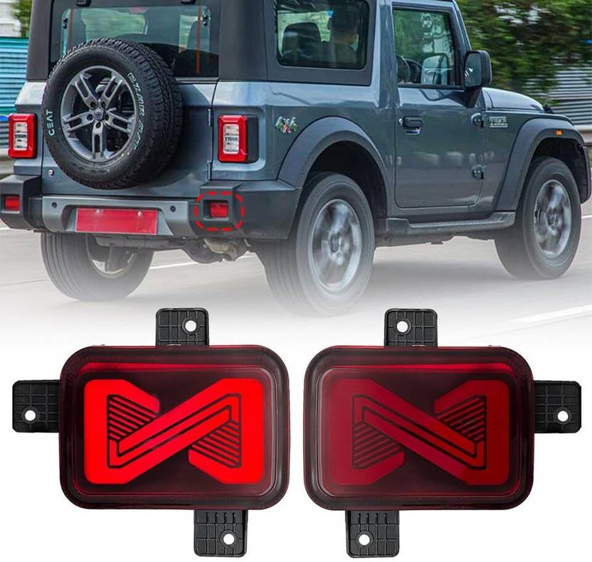 CCE Led Rear Bumper Reflector Back Lamp Light Compatible With Thar 2020 ...