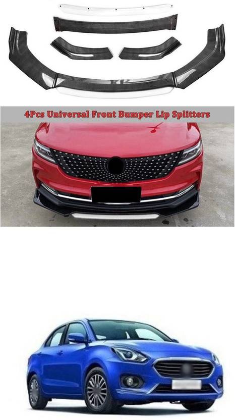 XZRTZ Car Front Bumper Spoiler Splitter Body Kit Side Skirt Front ...