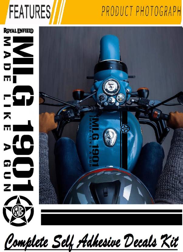 hard goat Sticker & Decal for Bike Price in India - Buy hard goat ...