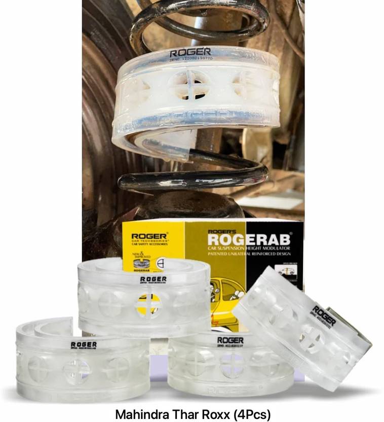 Roger Rogerab For Mahindra Thar Roxx (4Pcs) Car Coil Spring Buffer Kit ...