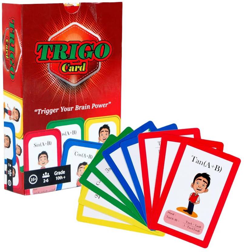 Toynik Trigo Card - Trigonometry Formula Matching Card Game - Trigo ...