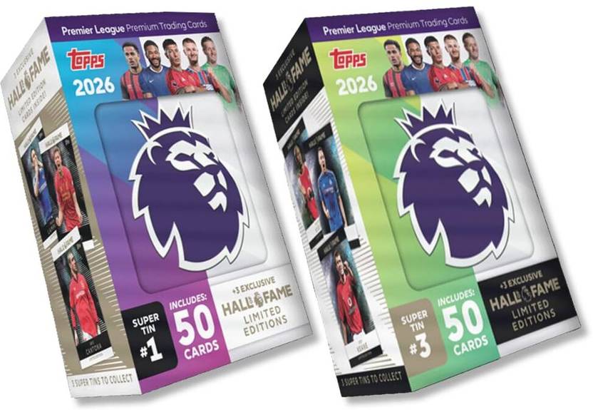 Topps Premier League 2026 Collectible Card Game Combo - Super Tin 1 ...