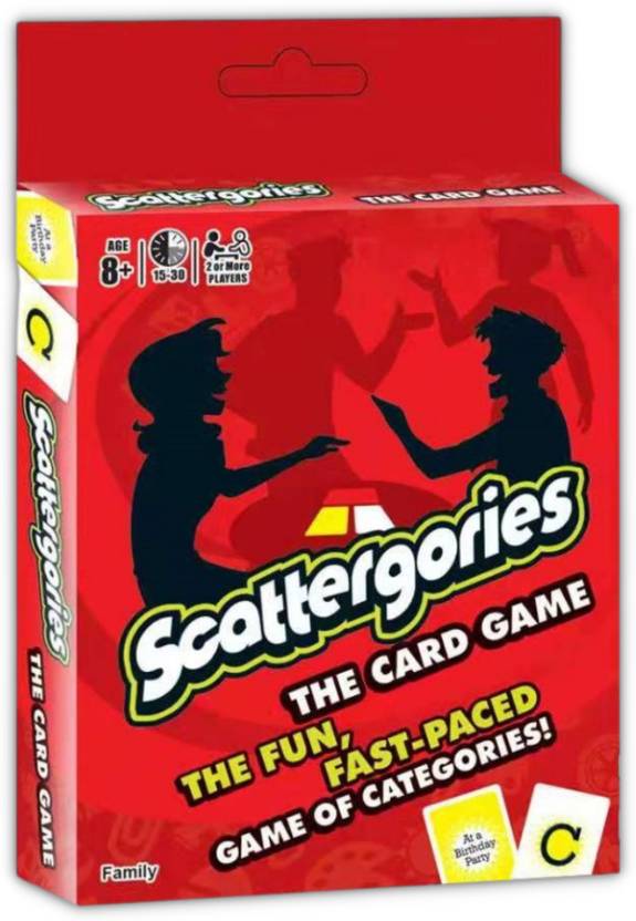 Grab Kart Scattergories Card Game - Game for Kids Adults, Party ...