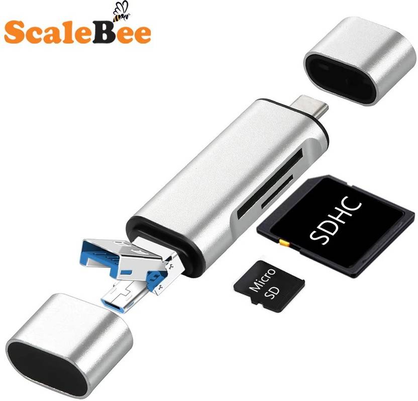 SCALEBEE Type C OTG , 3-in-1 USB 3.0, MicroSD, SD, SDXC & SDHC Card All ...